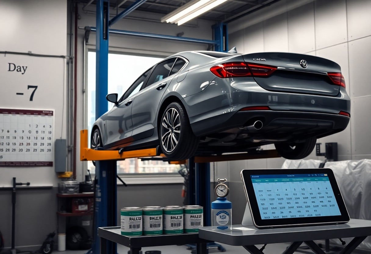 How long does a full car paint job take in Dallas - Dallas Auto Paint