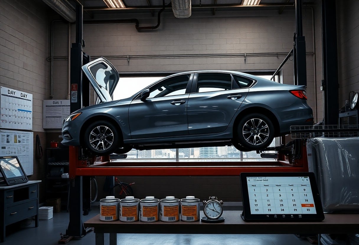 How long does a full car paint job take in Dallas - Dallas Auto Paint