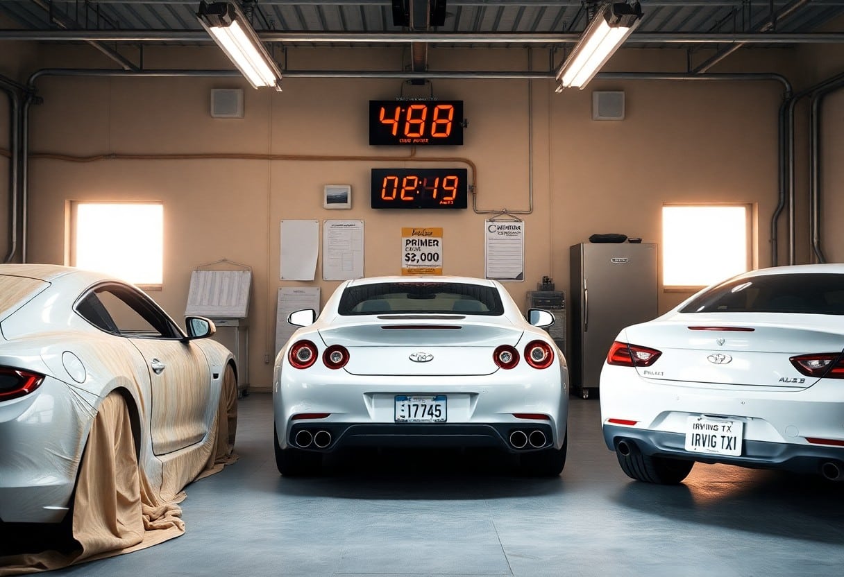 How long does car repainting take in Irving - Dallas Auto Paint
